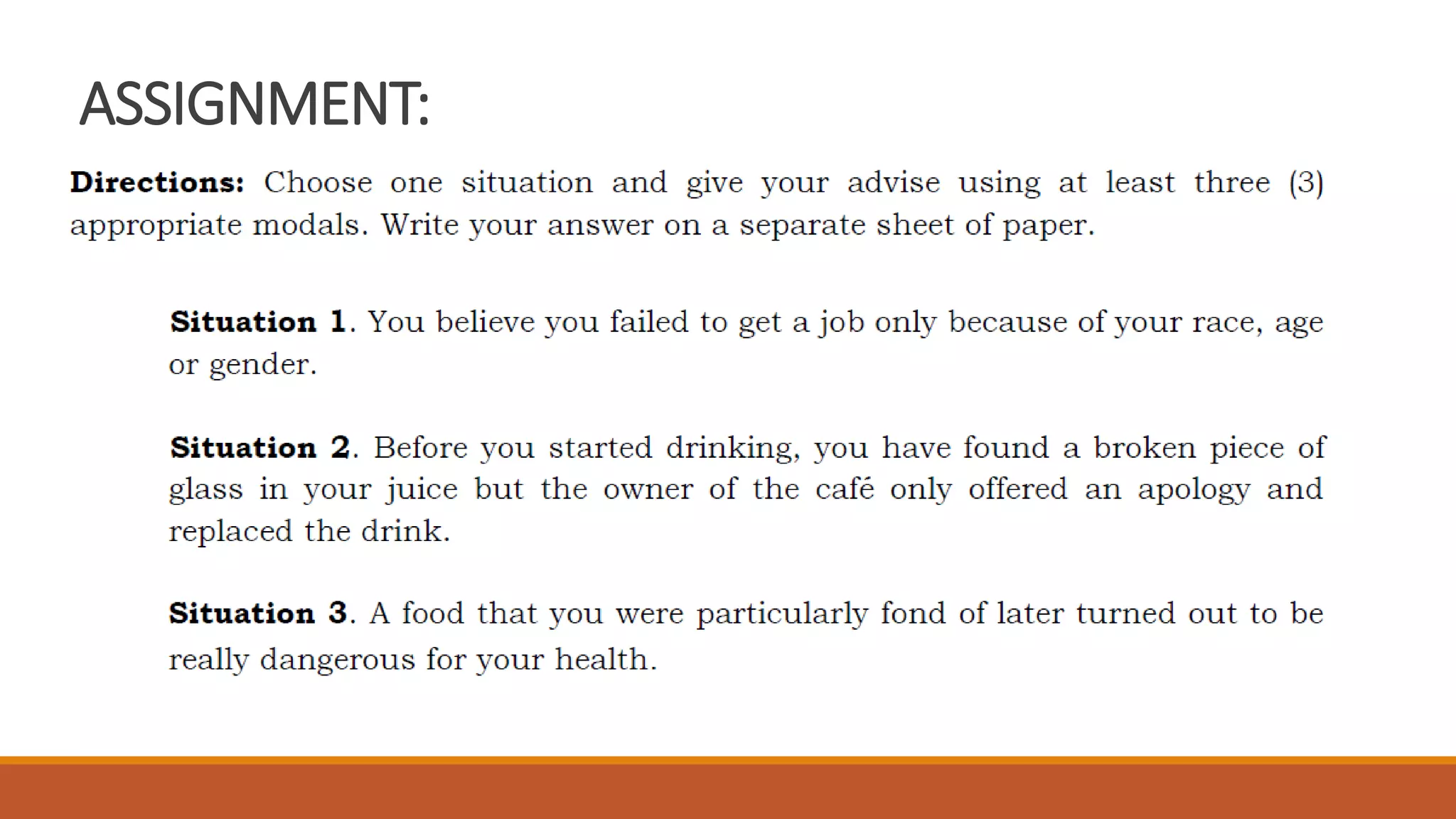 Expressing Permission, Obligation and Prohibition using Modals.pptx