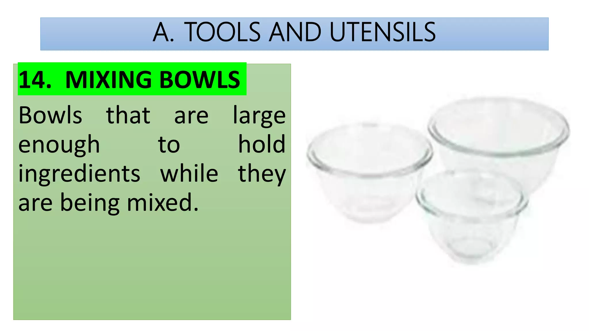 Tools, utensils and equipment in preparing sandwiches | PPTX