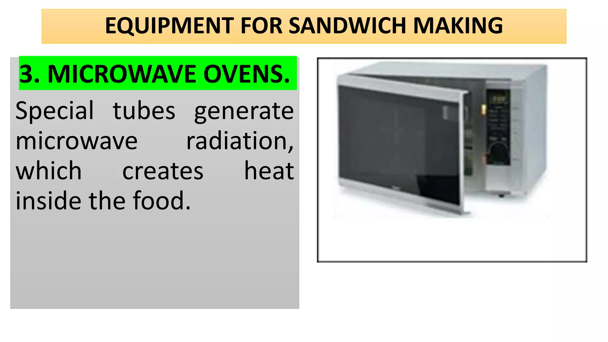 Tools, utensils and equipment in preparing sandwiches | PPTX