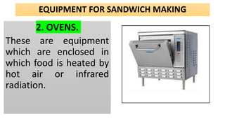 Tools, utensils and equipment in preparing sandwiches | PPTX
