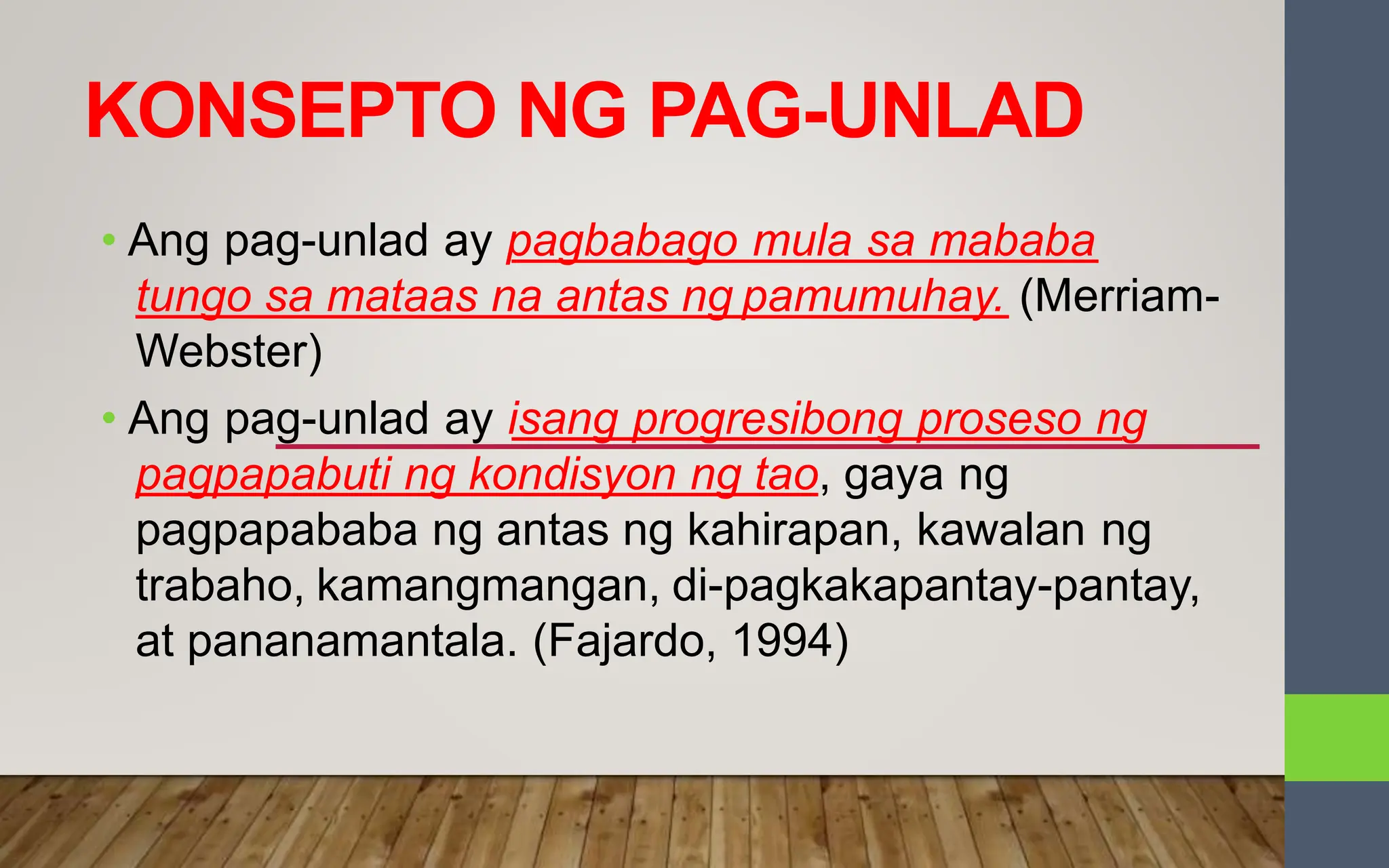 G9 AP Q4 Week 1 Palatandaan ng Pambansang kaunlaran.pptx