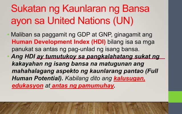 G9 AP Q4 Week 1 Palatandaan ng Pambansang kaunlaran.pptx