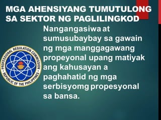 G9 AP Q4 Week 6 Sektor ng Paglilingkod.pptx