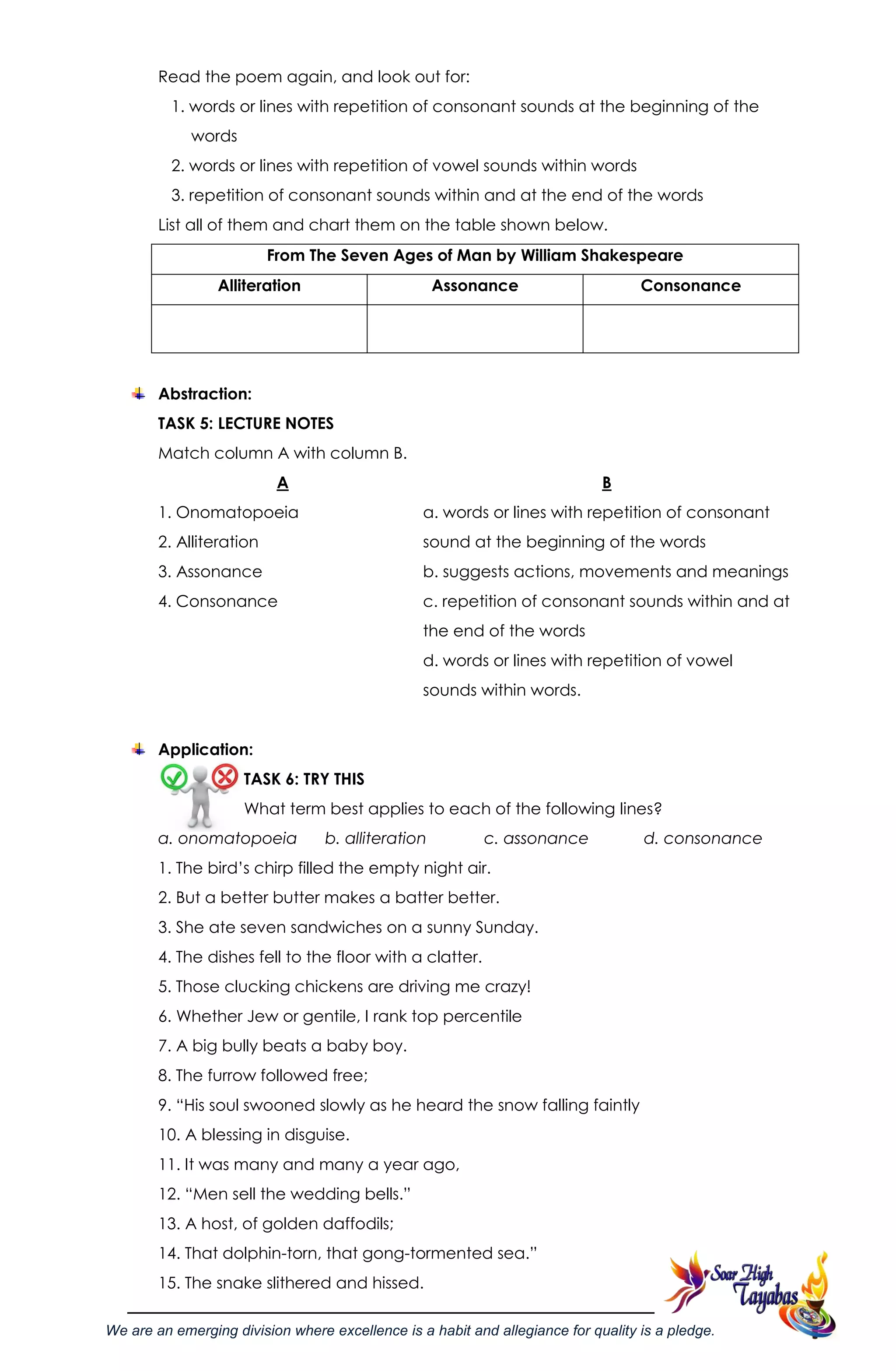 G9 english lesson exemplar 1st quarter | PDF