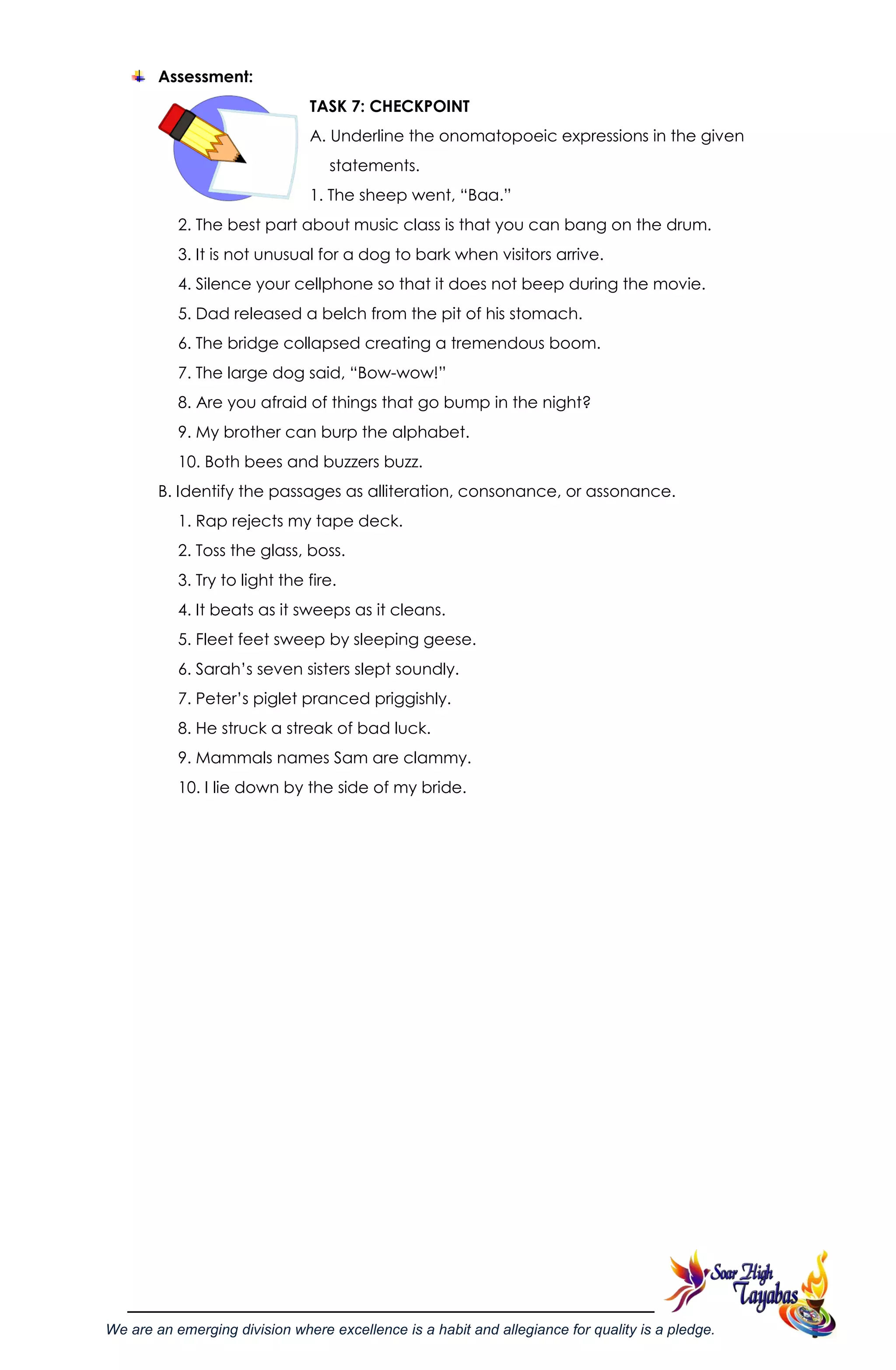 G9 english lesson exemplar 1st quarter | PDF