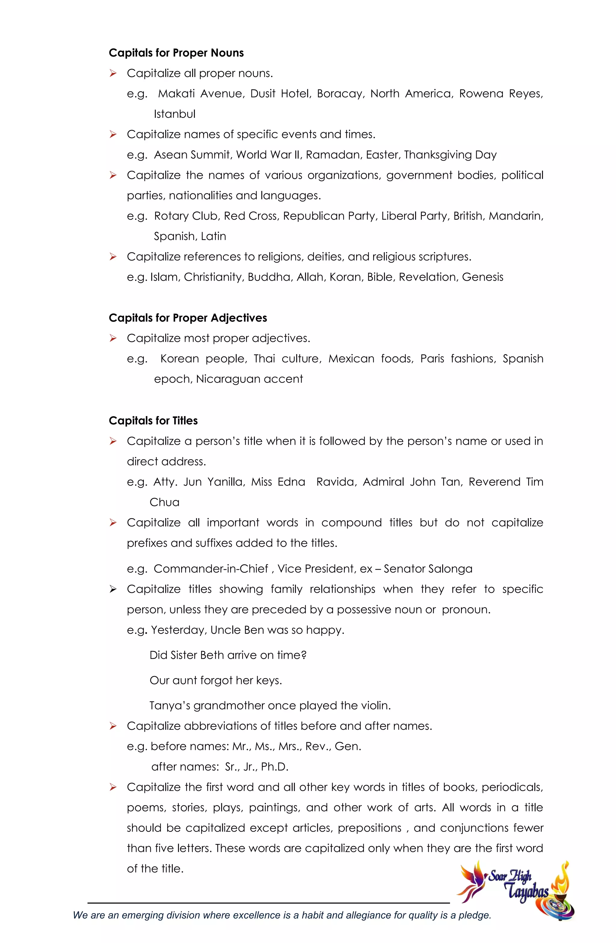 G9 english lesson exemplar 1st quarter | PDF