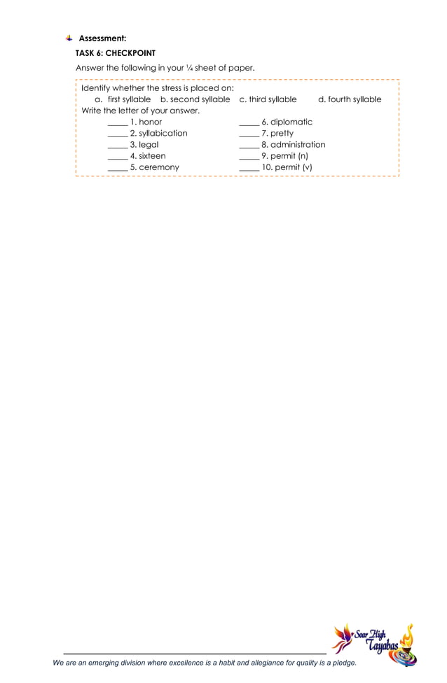 G9 english lesson exemplar 1st quarter | PDF