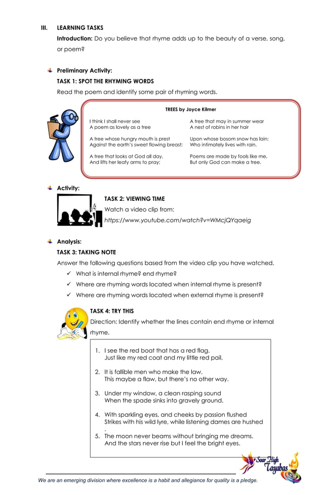 G9 english lesson exemplar 1st quarter | PDF