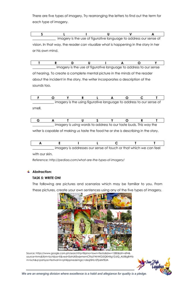 G9 english lesson exemplar 1st quarter | PDF