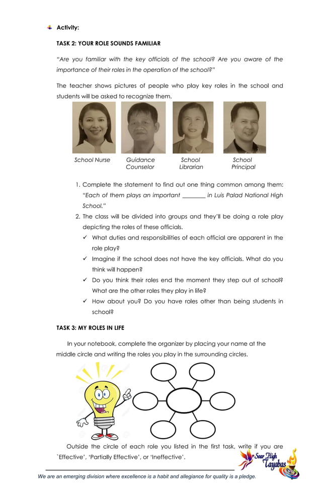 G9 English Lesson Exemplar 1st Quarter G9 English Lesson Exemplar 1st Quarter