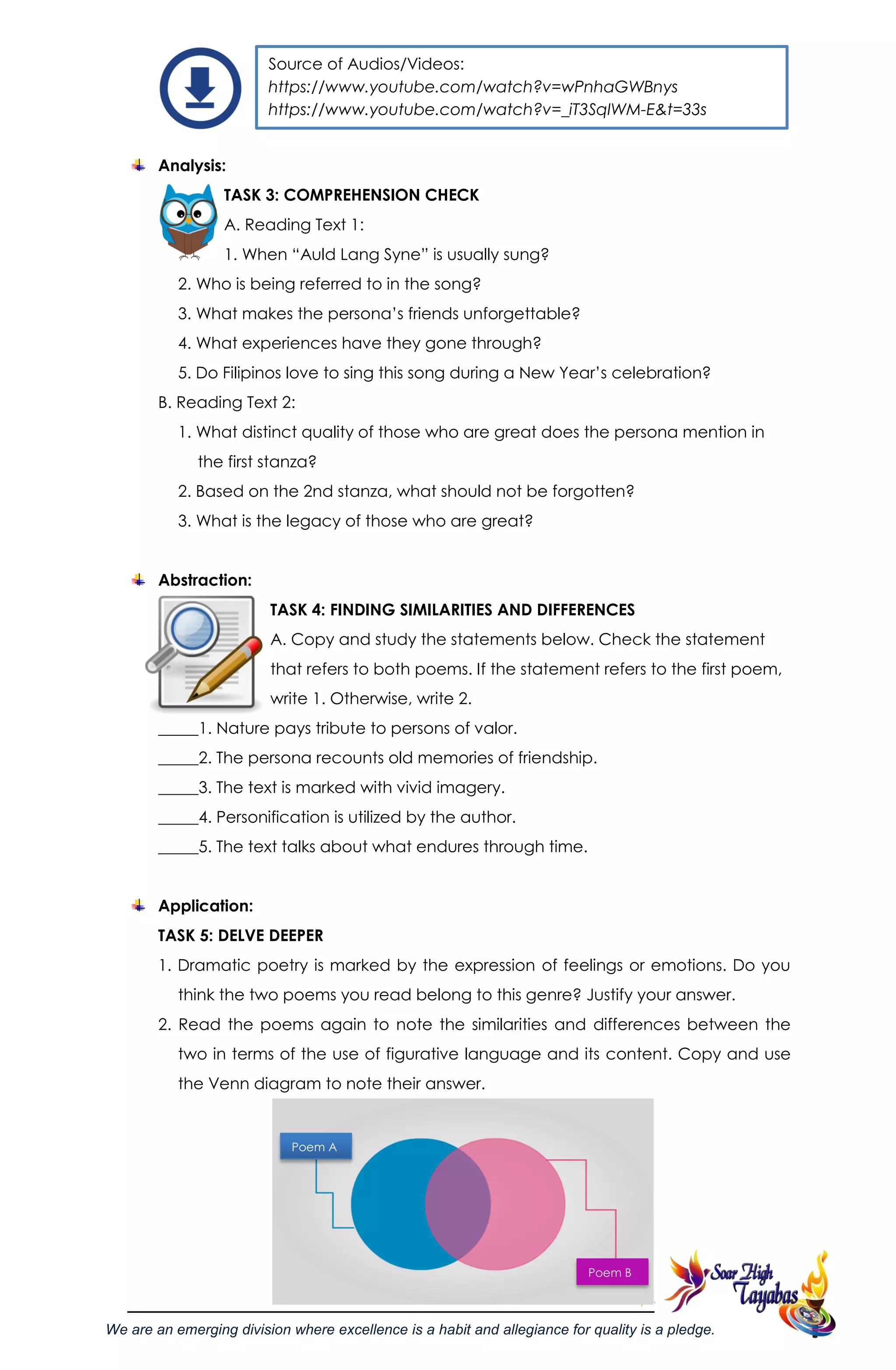 Grade 9 english lesson exemplar 2nd quarter | PDF