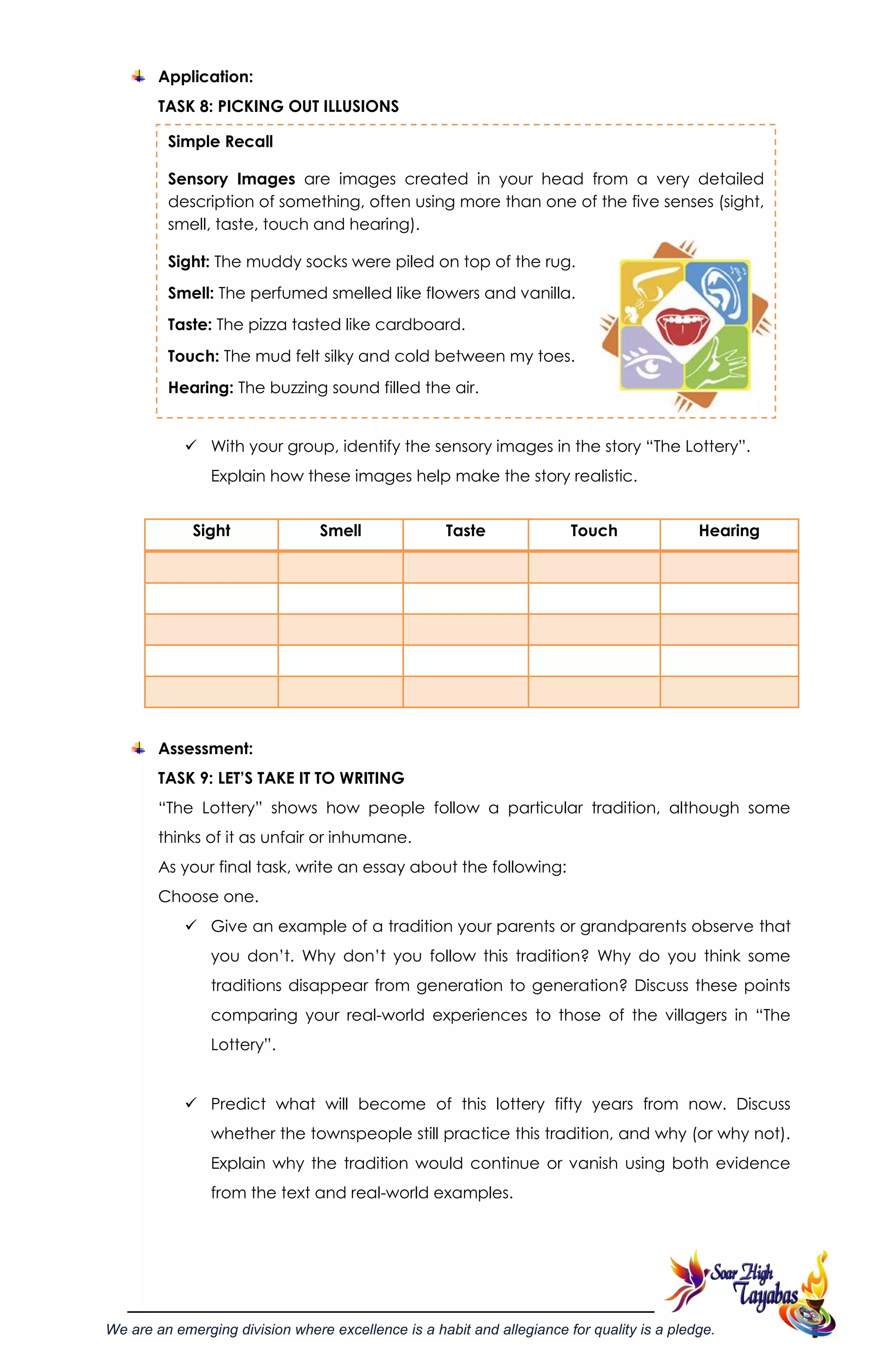 Grade 9 english lesson exemplar 2nd quarter | PDF