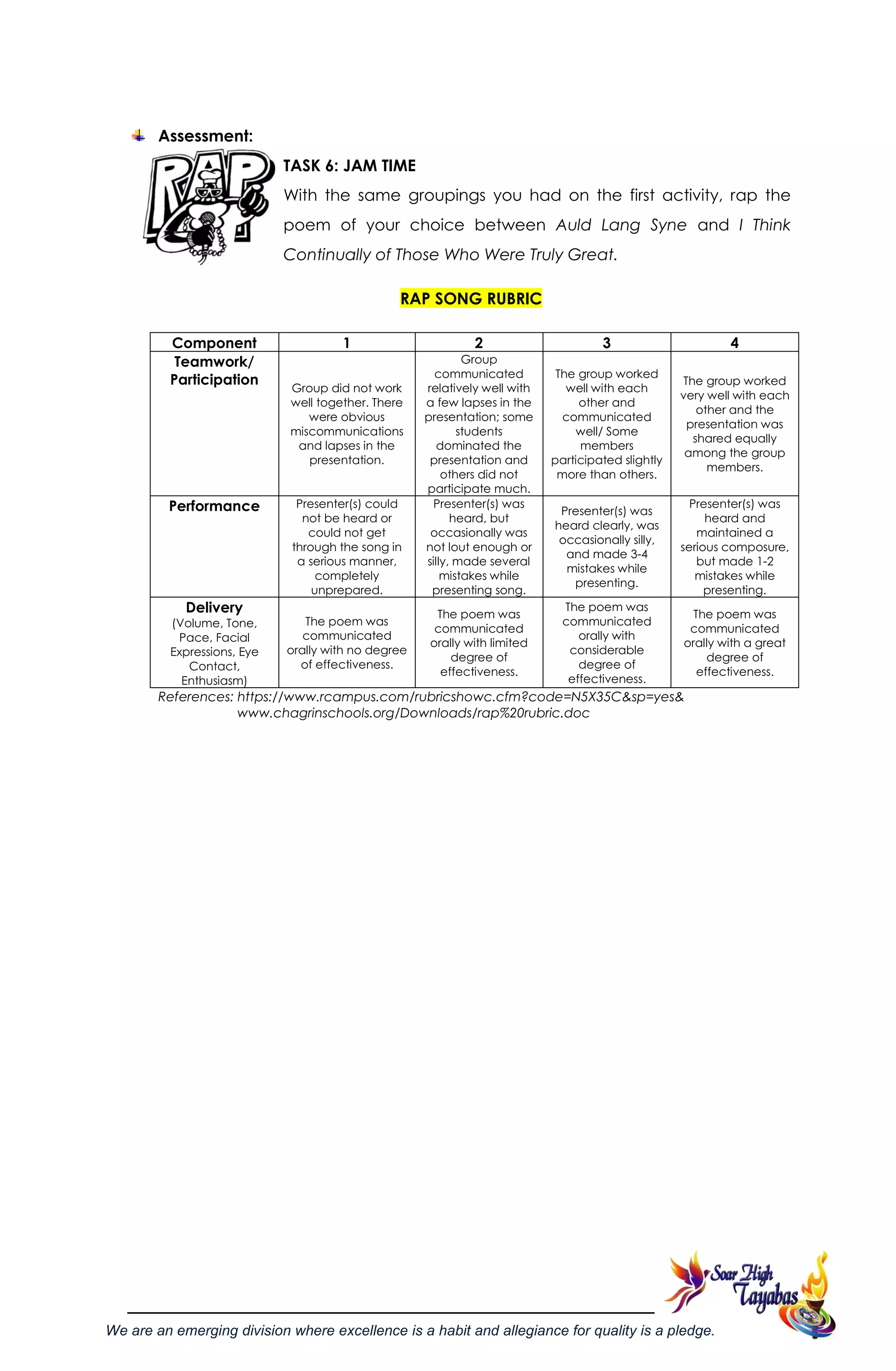 Grade 9 english lesson exemplar 2nd quarter | PDF