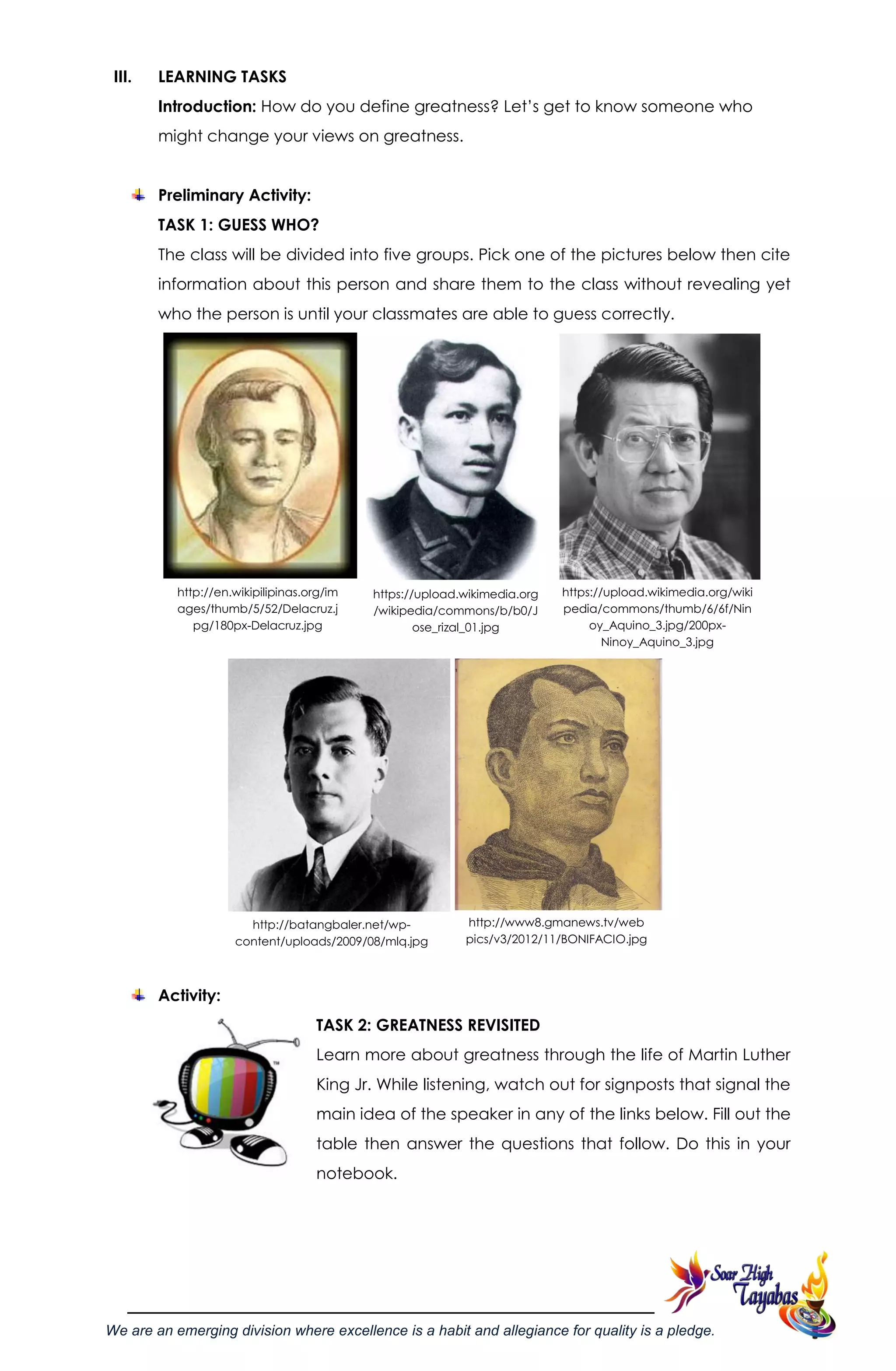 Grade 9 english lesson exemplar 2nd quarter | PDF