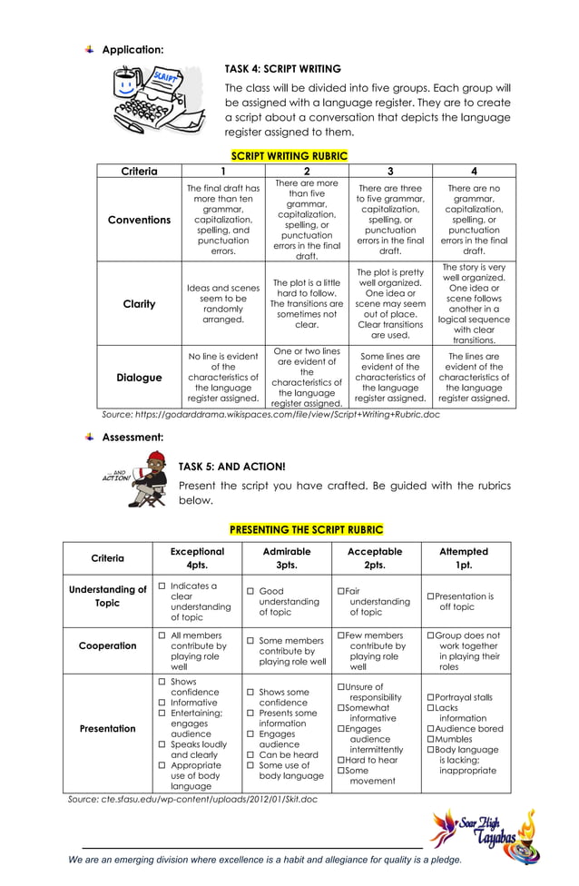 Grade 9 english lesson exemplar 2nd quarter | PDF