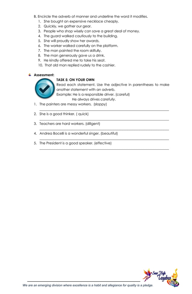 Grade 9 english lesson exemplar 2nd quarter | PDF