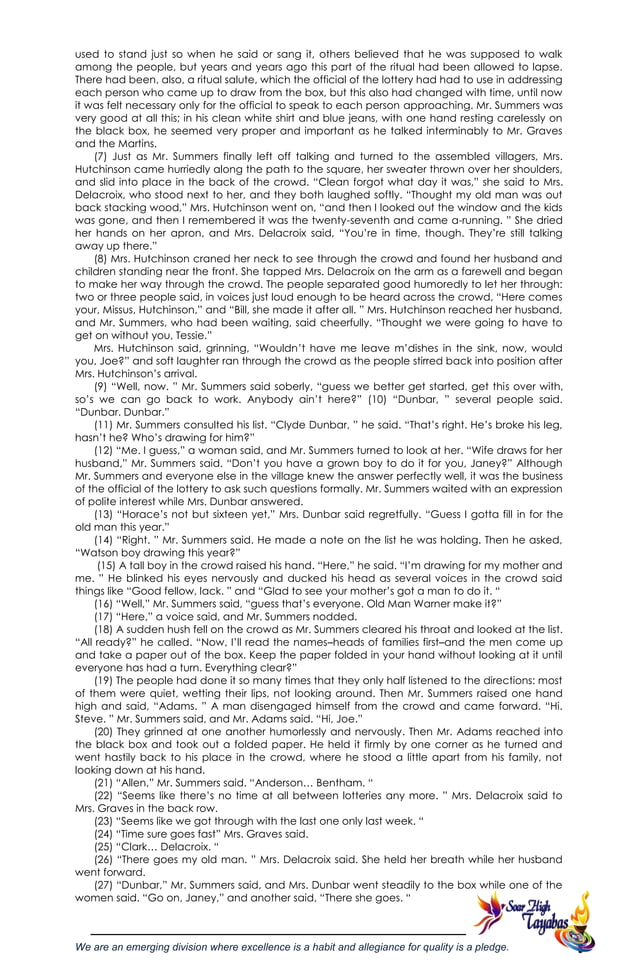 Grade 9 english lesson exemplar 2nd quarter | PDF