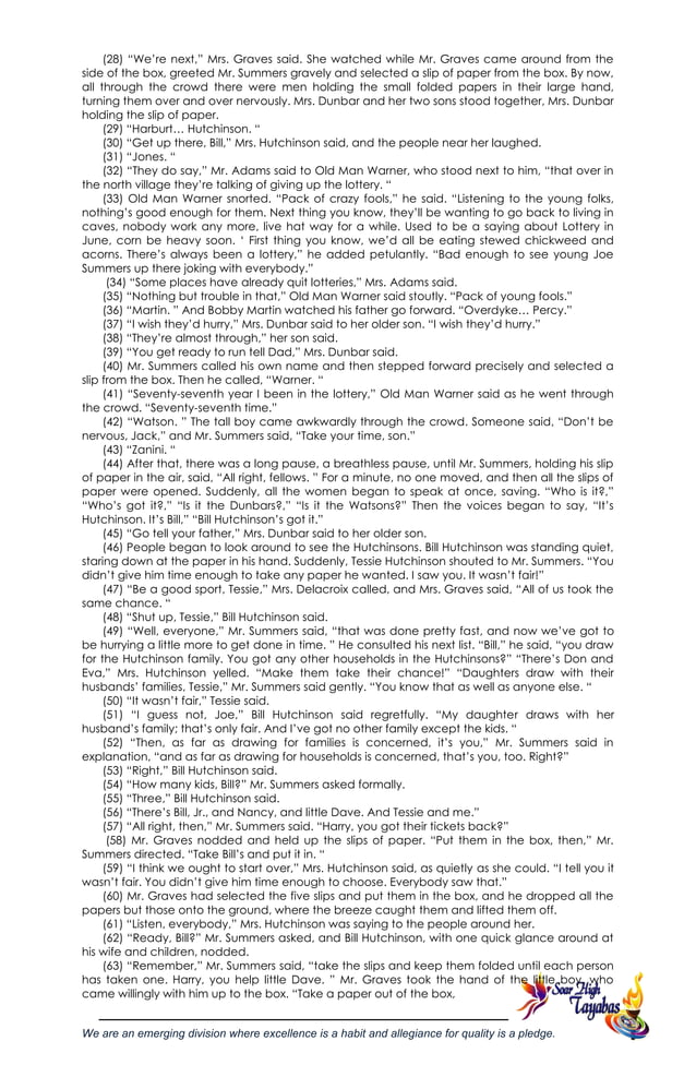 Grade 9 english lesson exemplar 2nd quarter | PDF