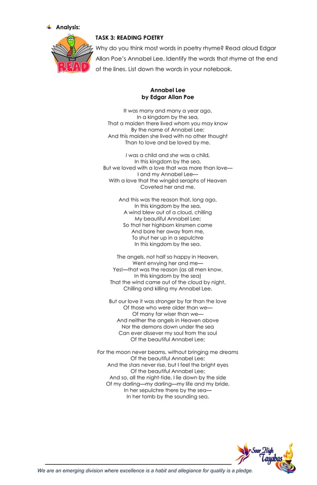 Grade 9 english lesson exemplar 2nd quarter | PDF