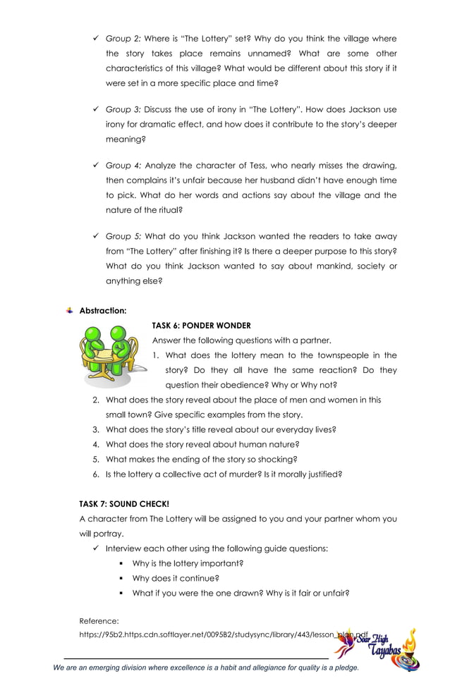 Grade 9 english lesson exemplar 2nd quarter