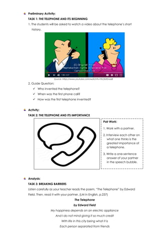 G9 english lesson exemplar 3rd quarter | PDF