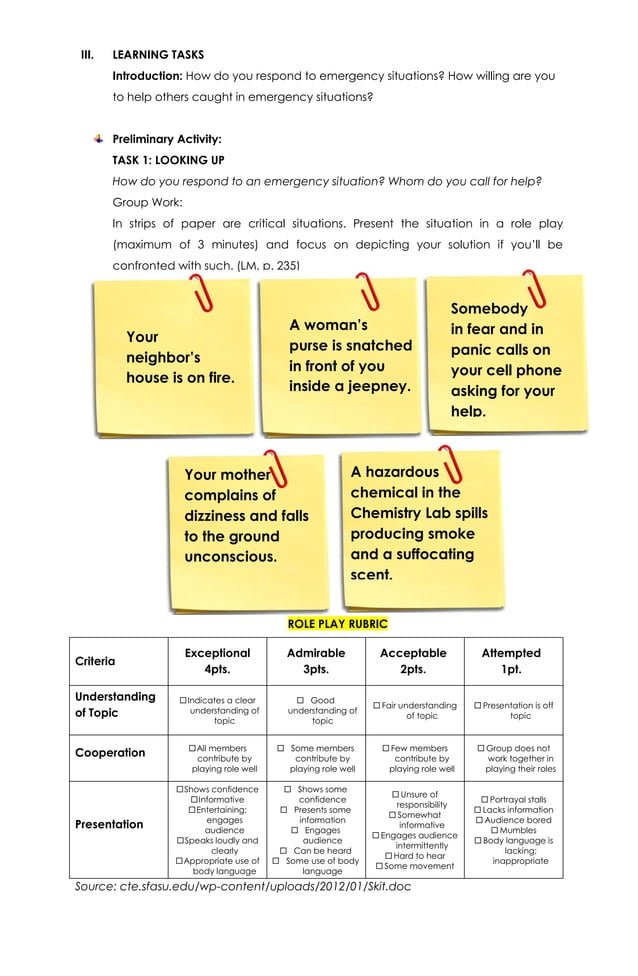 G9 english lesson exemplar 3rd quarter | PDF