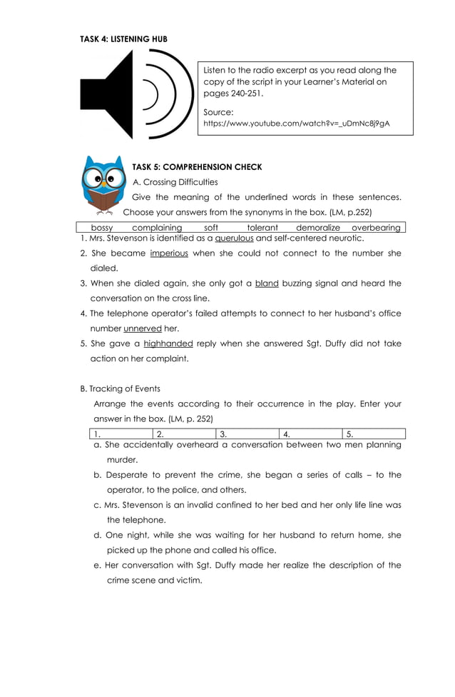 G9 english lesson exemplar 3rd quarter | PDF