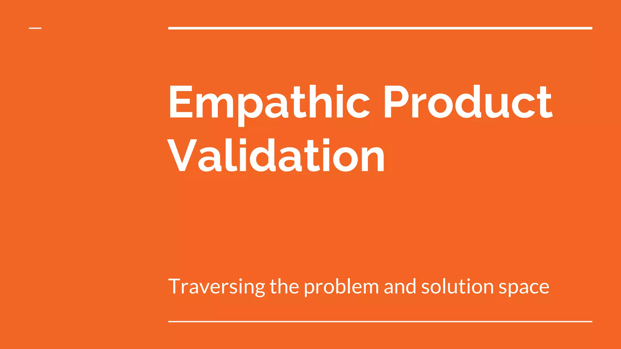 Empathy based product validation (full) | PDF