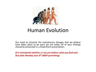 G9 Human Evolution | PPTX
