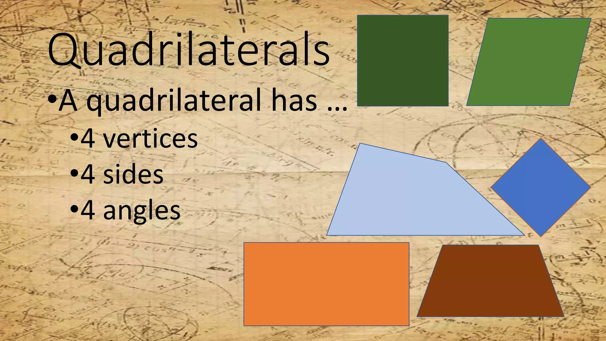 Quadrilaterals and its Kinds | PPT