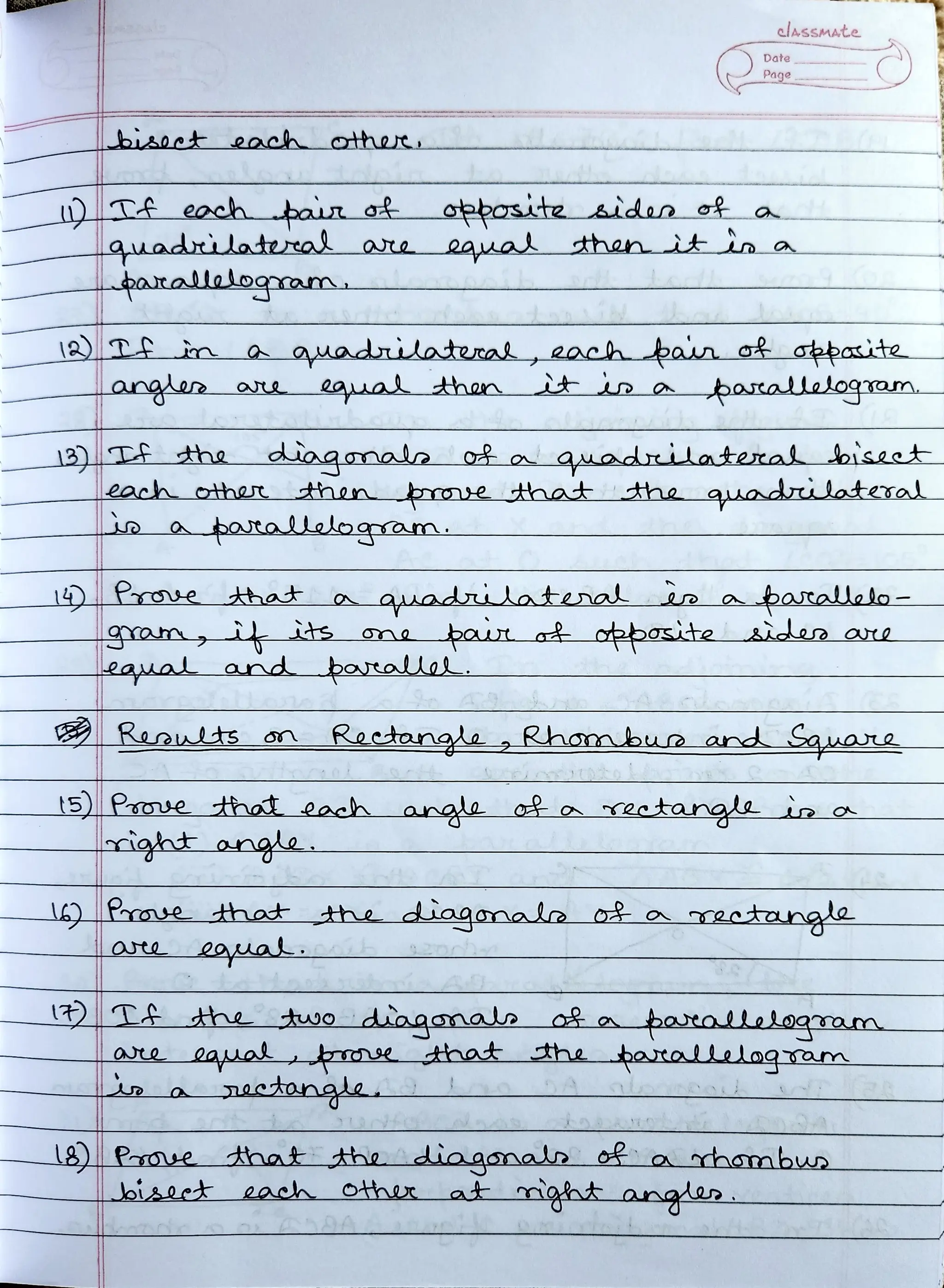 Grade 9 - CBSE - Quadrilaterals - Worksheet (RSA) | PDF