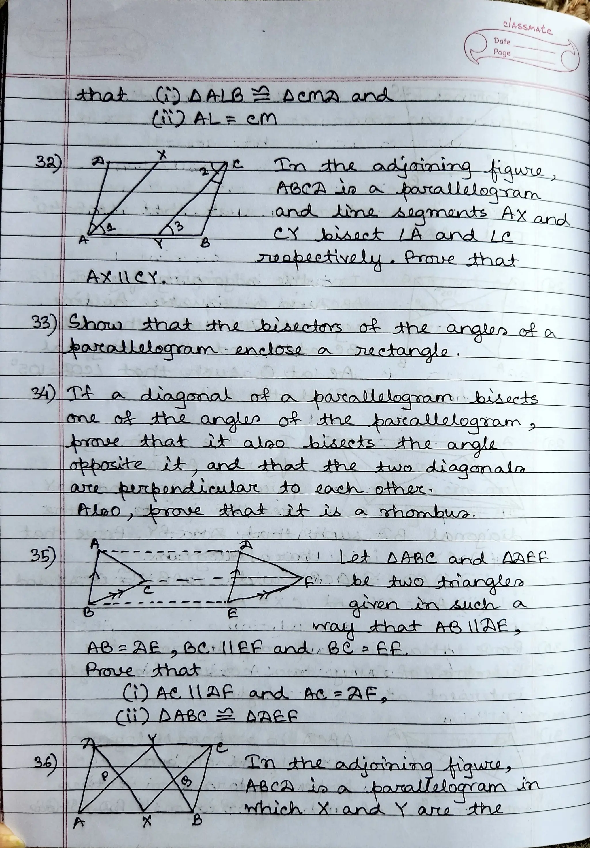 CBSE Grade 9 Mathematics Quadrilaterals Worksheet (RSA) | PDF