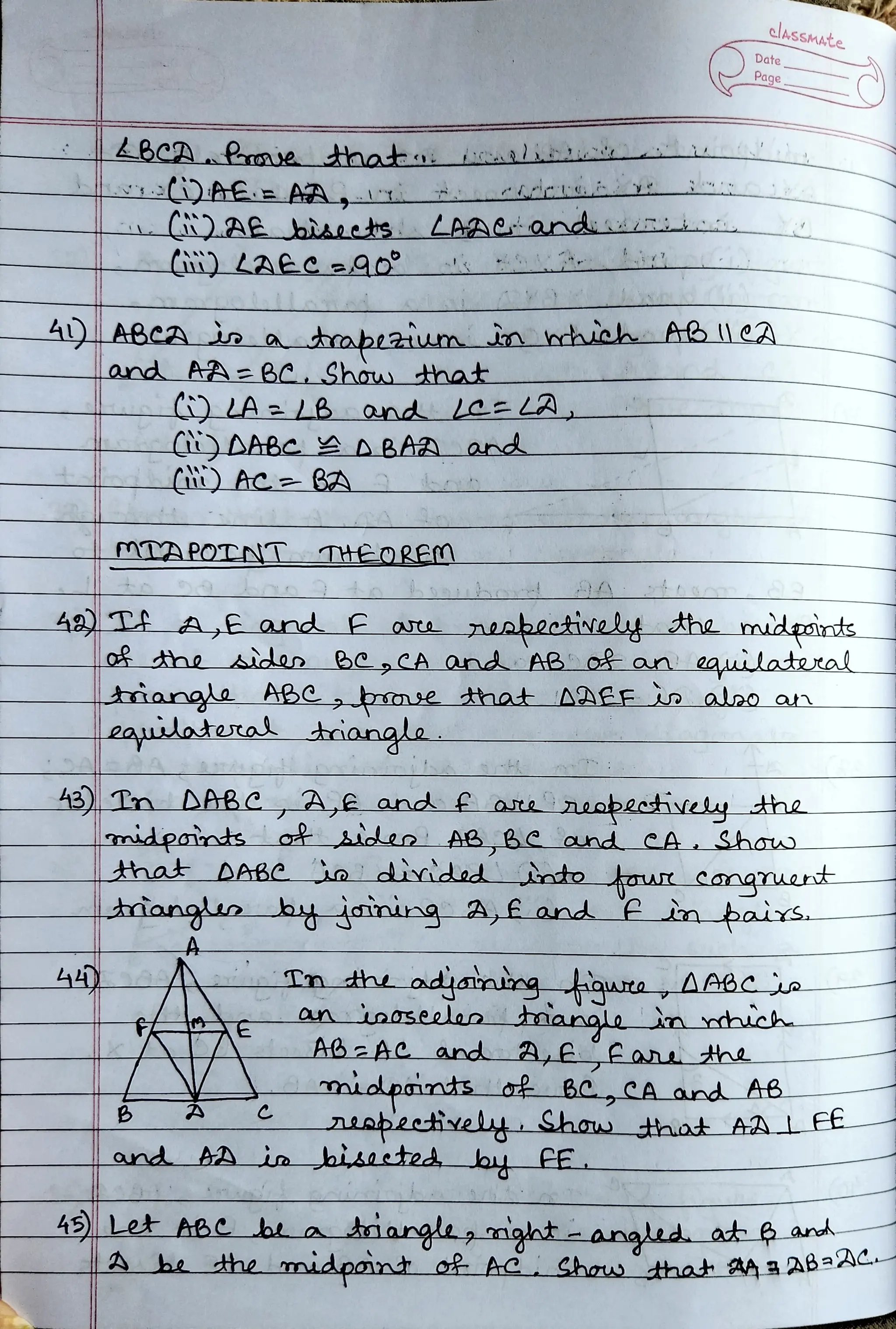 CBSE Grade 9 Mathematics Quadrilaterals Worksheet (RSA) | PDF