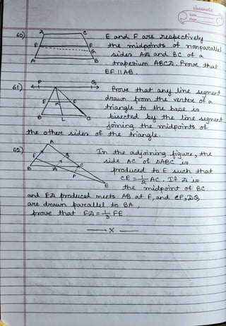 CBSE Grade 9 Mathematics Quadrilaterals Worksheet (RSA) | PDF