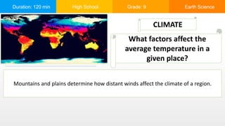 Weather and Climate | PPTX