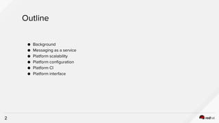 Messaging-as-a-Service Rivieradev 2017 | PPTX | Cloud Computing | Internet