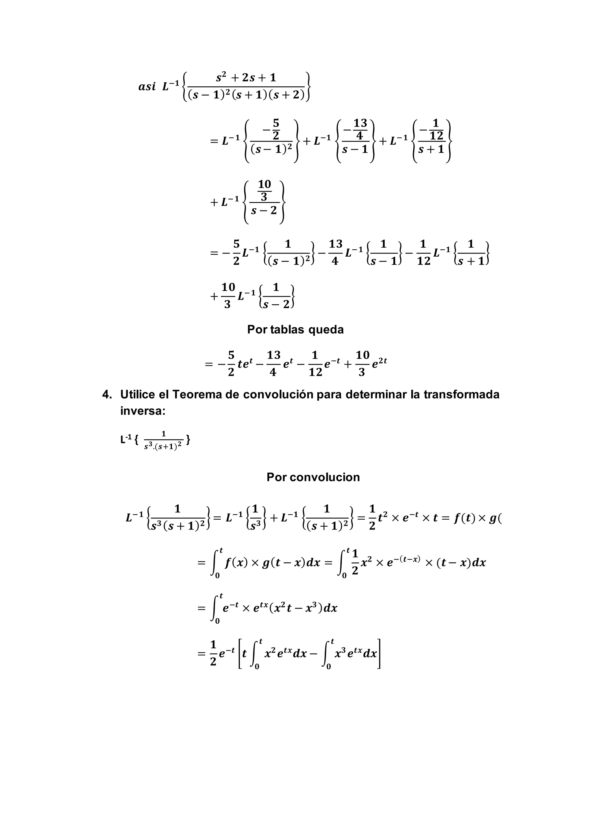 Tarea de Transformada de Laplace | PDF