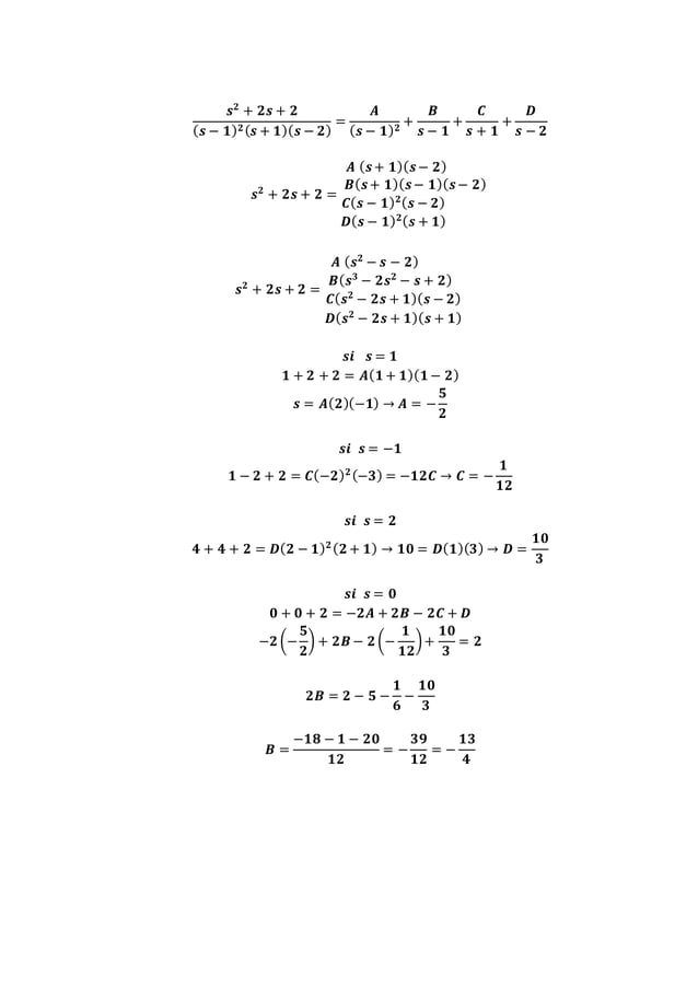 Tarea de Transformada de Laplace | PDF