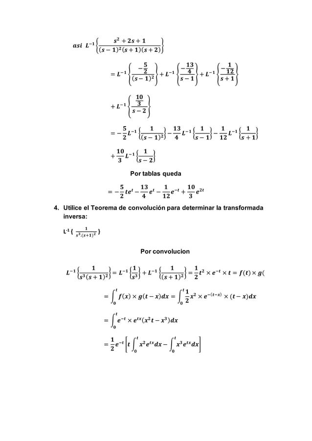 Tarea de Transformada de Laplace | PDF