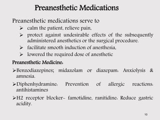 General Anesthetics | PPTX