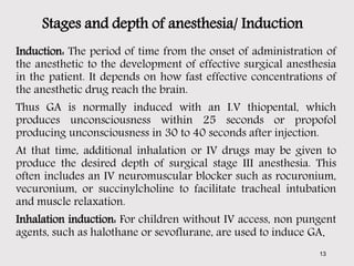 General Anesthetics | PPTX