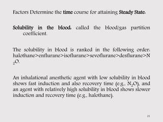 General Anesthetics | PPTX