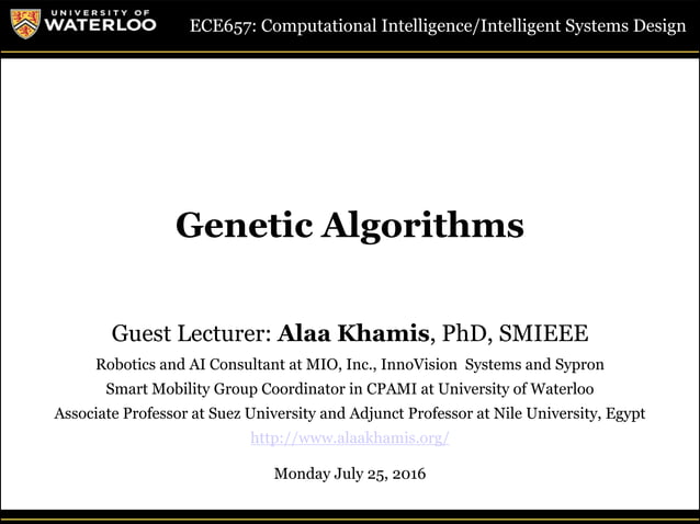 Genetic Algorithms | PDF | Genetics | Science