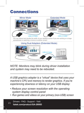 Ga 2800 d multi adapter card | PDF