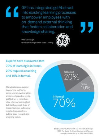 getAbstract's new corporate brochure | PDF | Human Resources | Business