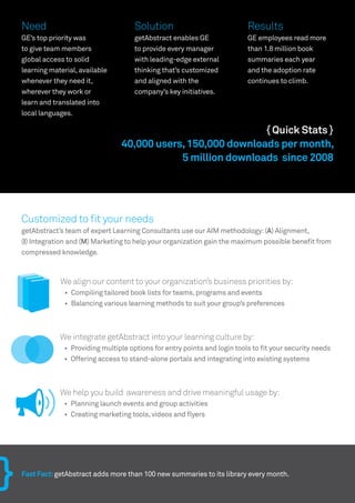 getAbstract's new corporate brochure | PDF | Human Resources | Business