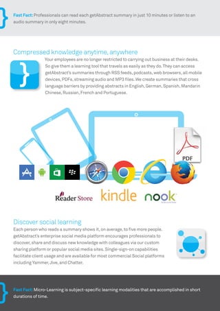 getAbstract's new corporate brochure | PDF | Human Resources | Business