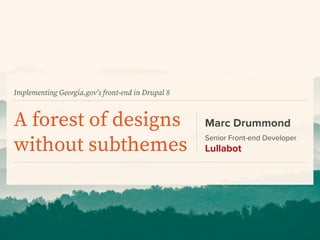 A forest of designs without subthemes | PPT