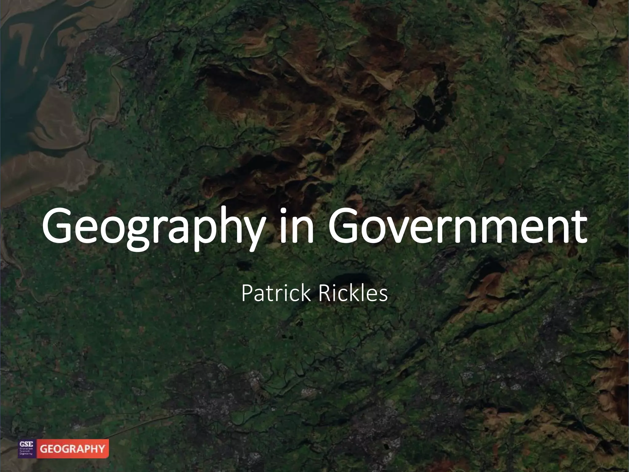 Geography in Government | PPTX