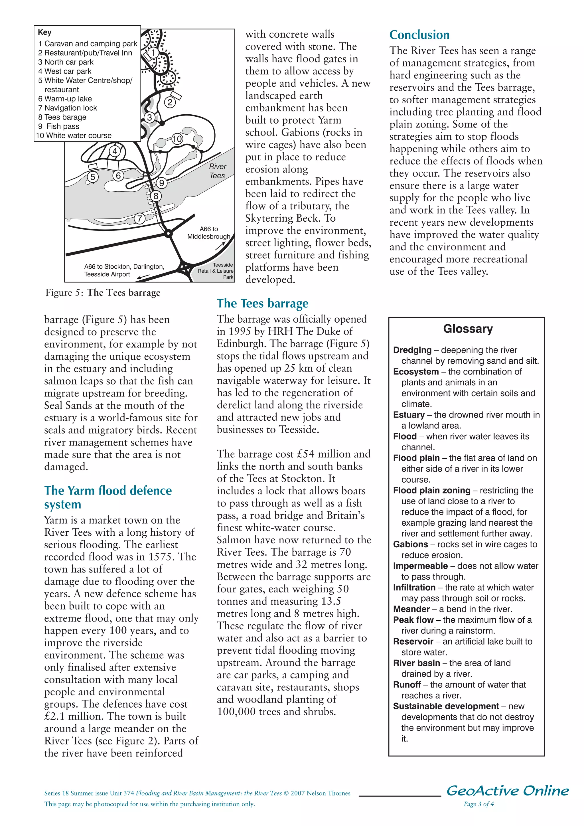 Management of the River Tees | PDF